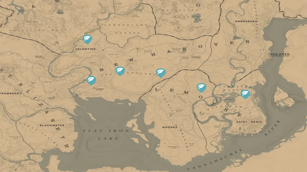 Red Dead Redemption 2: Ubicación De Yarrow En RDR2