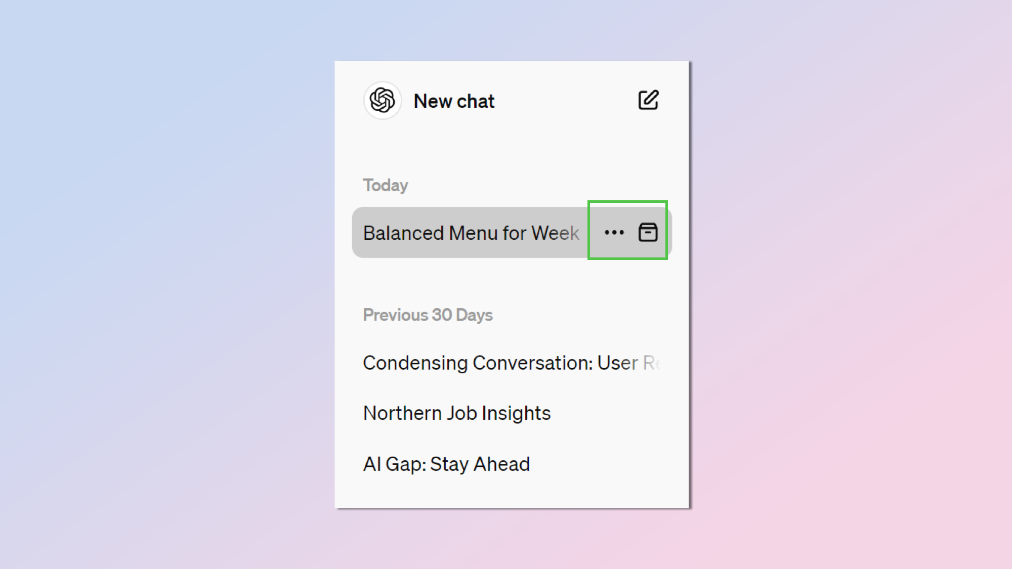 OpenAI Te Permite Archivar Conversaciones En ChatGPT: Así Es Como